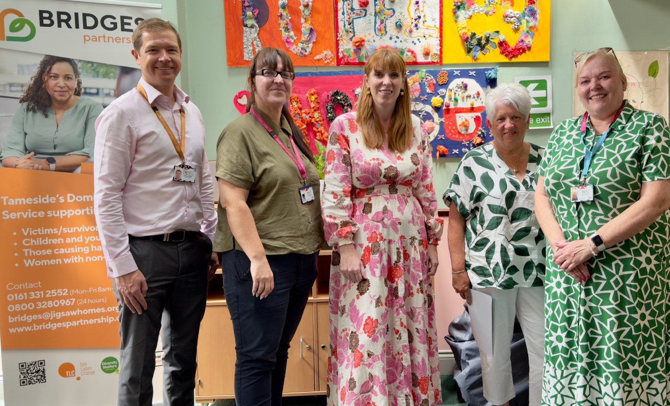 Angela Rayner Visits Ruffley House - Jigsaw Homes Group